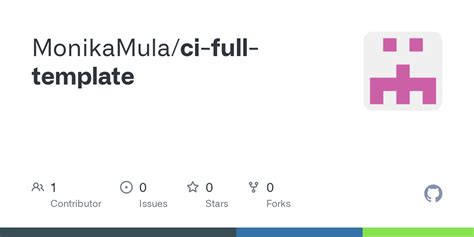 Github Monikamula Ci Full Template