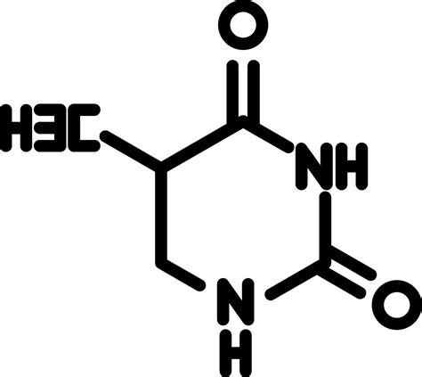 Thymine Glyph Icon 49293550 Vector Art At Vecteezy