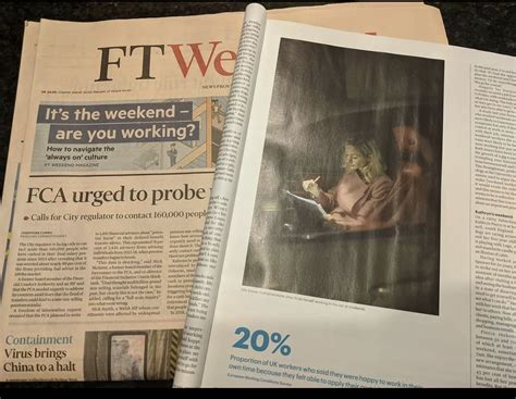 Five Years Since Emma Jacobs Interviewed Me On Working At The Weekend