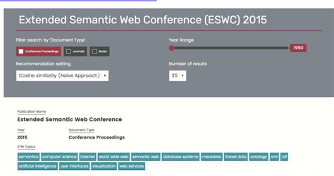Figure From Recommender A Semantic Recommendation Engine For Editorial Products Conference