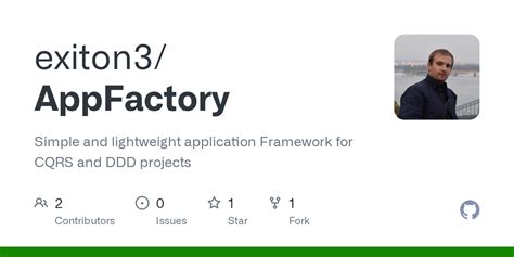 Github Exiton3 Appfactory Simple And Lightweight Application Framework For Cqrs And Ddd Projects