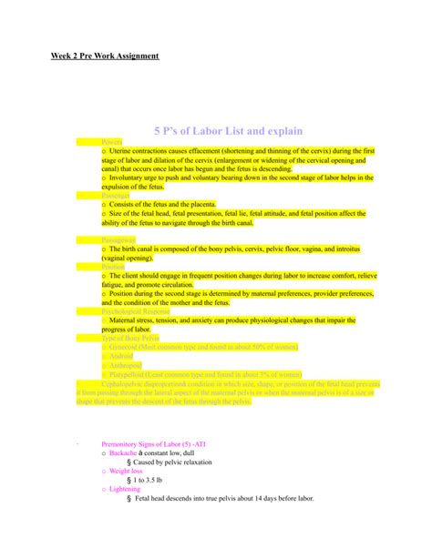 Week 2 Pre Work Assignment