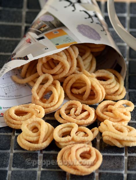 Really Nice Recipes Every Hour — Mini Murukku Small Bite Sized Snack Made With