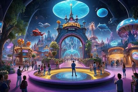 premium photo immersive augmented reality theme park