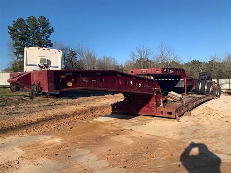 1989 Cozad Triple 16 Lowboy Trailer Caa Heavy Equipment