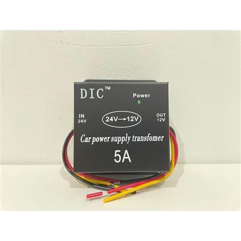 Jual Step Down 5A DC 24V 12V Converter DC 24 Volt Ke 12 Volt 5 Ampere Shopee Indonesia