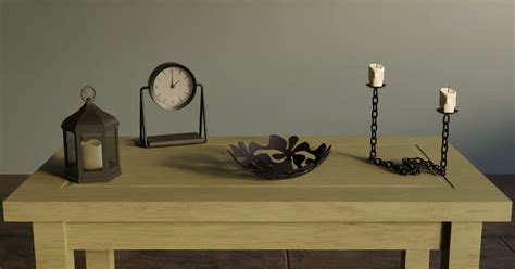 Table And Props 3d Props Unity Asset Store