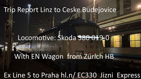 Fast Express Conection From Linz To Prague Trip Report Ec 330 Ex 5