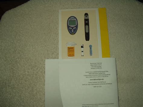 Abbott Freestyle Lite Glucose Meter Monitor Manual Only In English And Spanish W Photo Guide