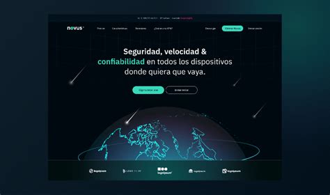 vpn landing page figma free template ui4free