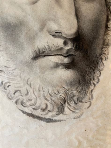 Proantic Jupiter 19th Century Academic Drawing