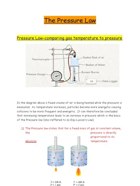 The Pressure Law Pdf