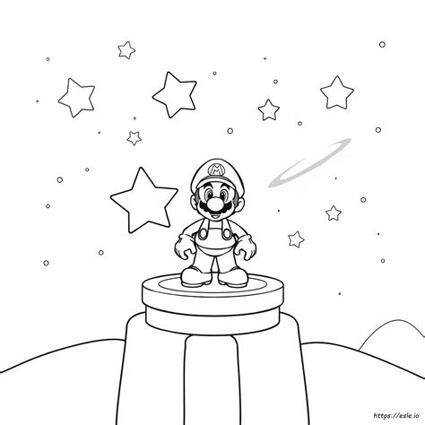 Dibujos De Super Mario Galaxy Para Imprimir Y Colorear