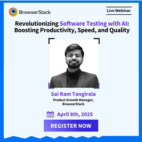 Browserstack Day Webinar Ai In Testing Webinar April 2025