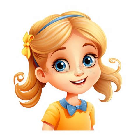 Blonde Hair Blue Eyes Clipart