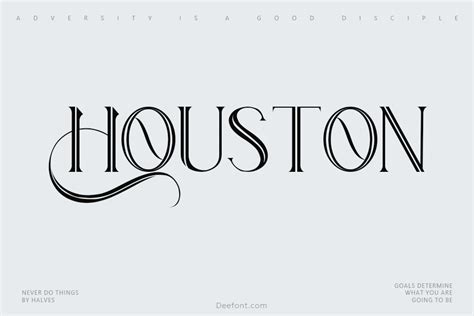 Houston Font Free Download And Preview Deefont Houston Font Free Download And Preview Deefont