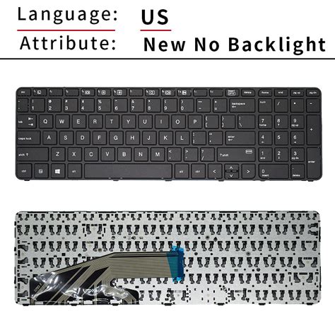 Us Russian Laptop Keyboard Backlight For Hp Probook 450 G3 G4 455 G3 G4 470 G3 G4 Hstnn Q95c