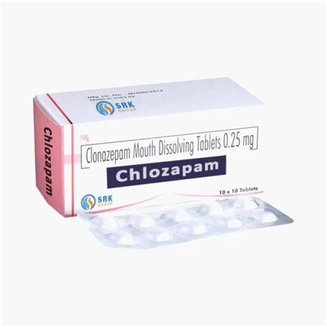 Clonazepam Mouth Dissolving Tablets 025mg At ₹ 500box Rivotril