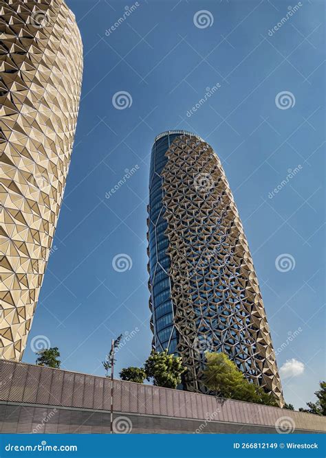 Al Bahr Towers In Abu Dhabi Editorial Stock Image Illustration Of