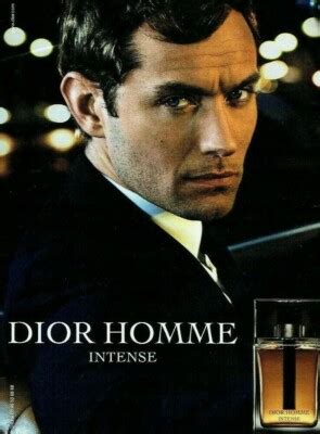 Publicité Advertising 0321 2011 Parfum Intense Dior Homme And Jude Law Ebay