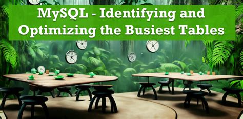 Mysql Identifying And Optimizing The Busiest Tables Sql Authority