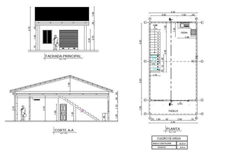 Plan Elevation And Sectional Detail Of Housing Block D View Layout File In Autocad Format