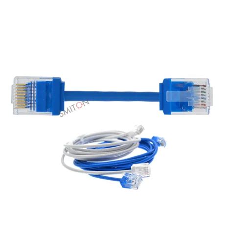 10g 30awg Pure Bare Copper Wire Ethernet Cable Cat6a Slim Ethernet Cable And Cat6 Cable