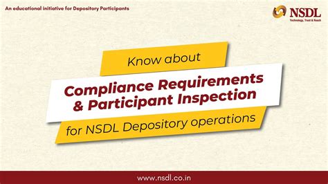 Compliance Requirements Participant Inspection Nsdl Sebi YouTube