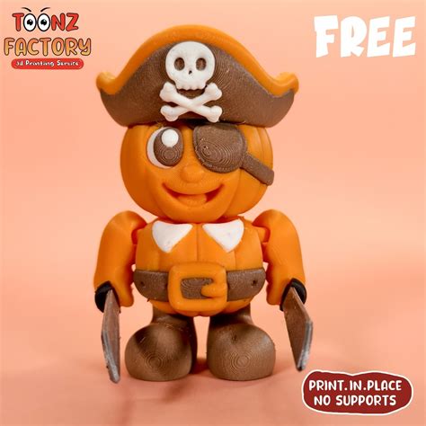 🛸 Flexi Toonz Pumpkins・free Stl File For 3d Printing・cults