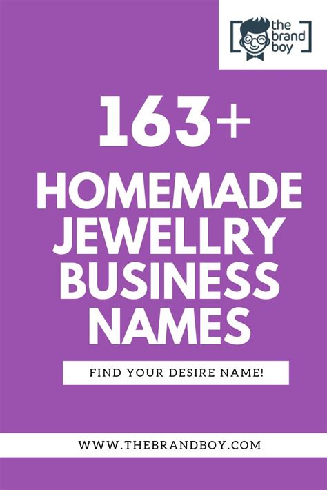 1555 Handmade Jewelry Business Names And Domain Ideas Small Business