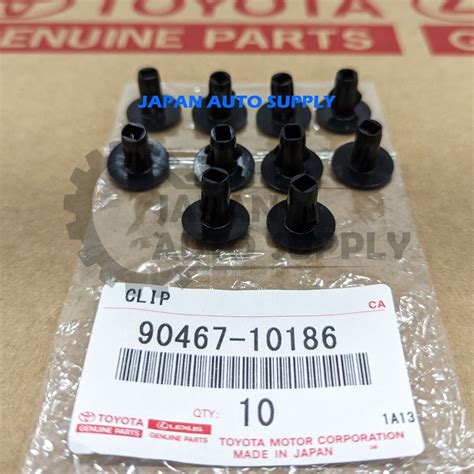 Oem Genuine Toyota Fj 4runner Gx460 Gx470 Fender Apron Clips Set 10x