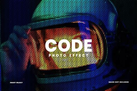Premium Psd Binary Code Photo Effect