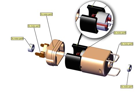 Electrical Dc Motor 3d Model By Cad Prima