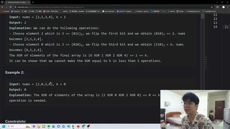 Leetcode Daily Challenge 2997 Minimum Number Of Operations To Make