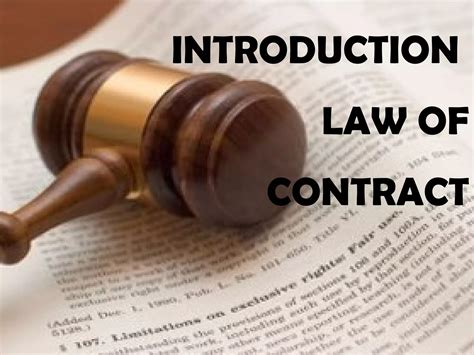 Introduction To Contract Law Ppt