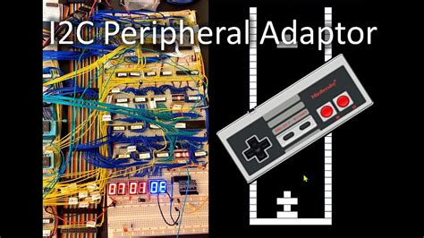 i2c interface adaptor for nes gamepad spam 1 8 bit cpu part 11