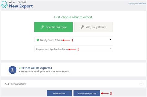 How To Export And Import Gravity Forms Entries Oxygen