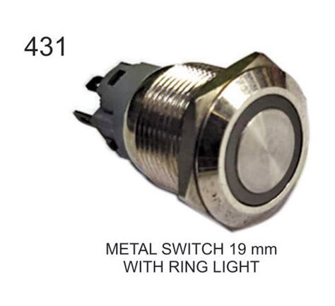 Metal Switch 19 Mm With Ring Light At Best Price In Delhi Madan Link Industries