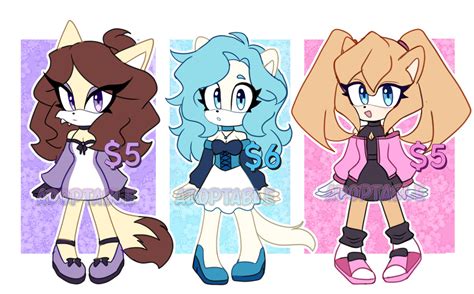[close] Sonic Adoptables By Frizerose On Deviantart