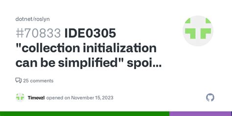 Ide0305 Collection Initialization Can Be Simplified Spoils Chained Linq Calls · Issue 70833