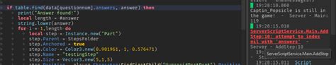 How To Find Table In A Table Scripting Support Developer Forum