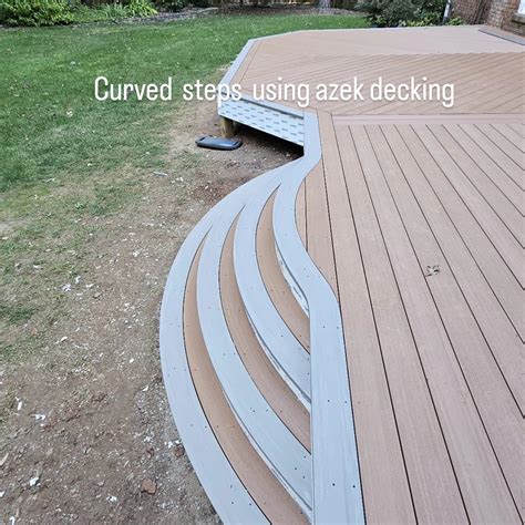 Prodecks Curved Steps Made With Azek Decking Facebook