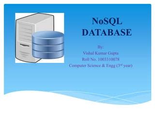 No Sql Database PPT