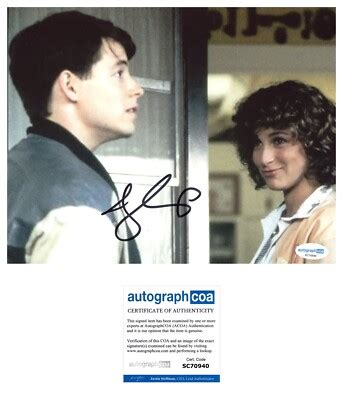 Jennifer Grey ‘ferris Buellers Day Off Signed 8x10 Photo ‘jeanie