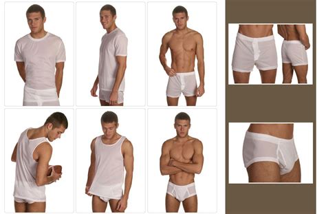 Nylon Shirts Mens Nylon Tricot Underwear