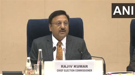 Watch Video Cec Rajiv Kumar Praises Voter Participation In Haryana And