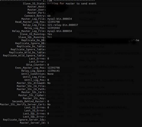 mysql show master slave status 命令参数 csdn博客