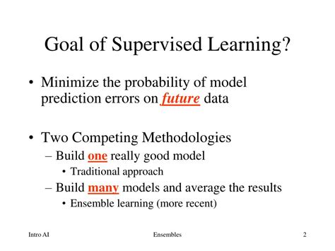 ppt sparse vs ensemble approaches to supervised learning powerpoint