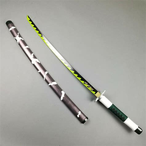 Demon On Slayer Sanemi Shinazugawas Wind Katana Samurai Sword Replica