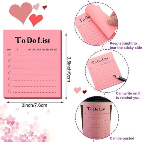 Custom Checklist Sticky Notes